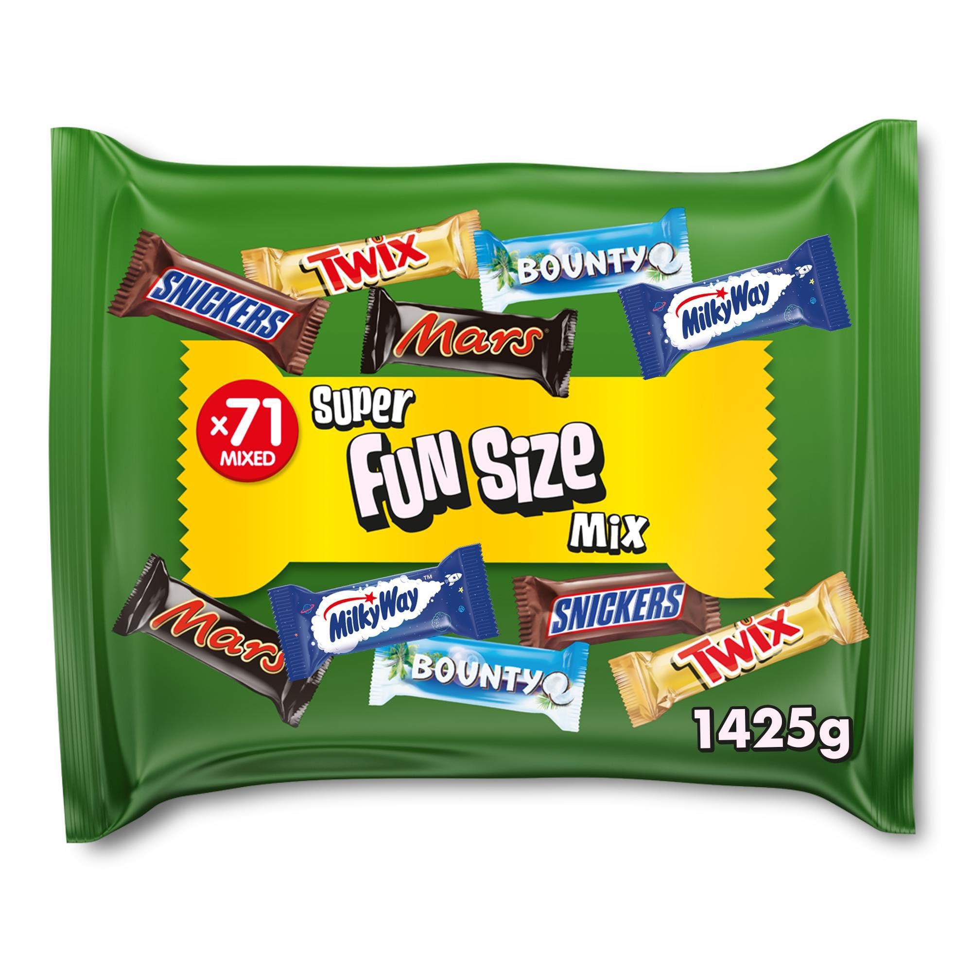 Super Fun Size Mix - 71 Chocolate Bars (Snickers, Milky Way, Mars, Twi ...