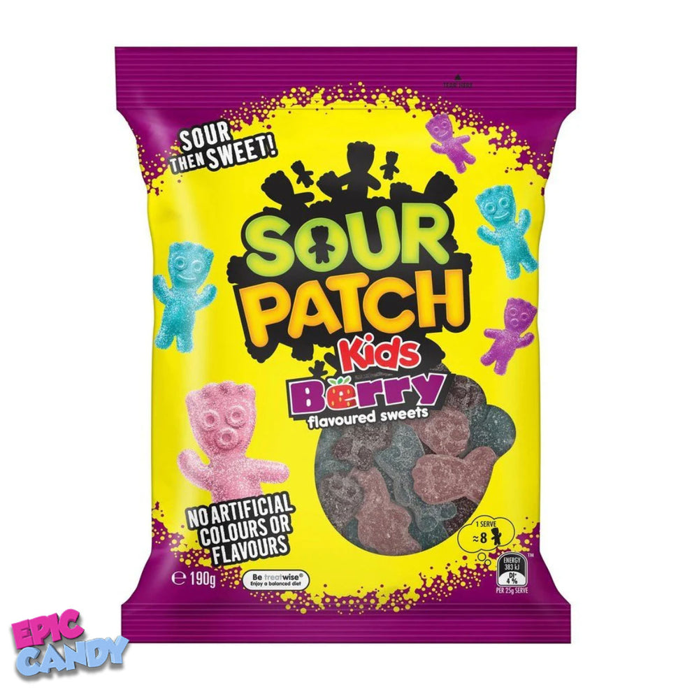 Epic Candy – Sour Patch Kids Berry (Australian Edition) 190g – Epiccandy