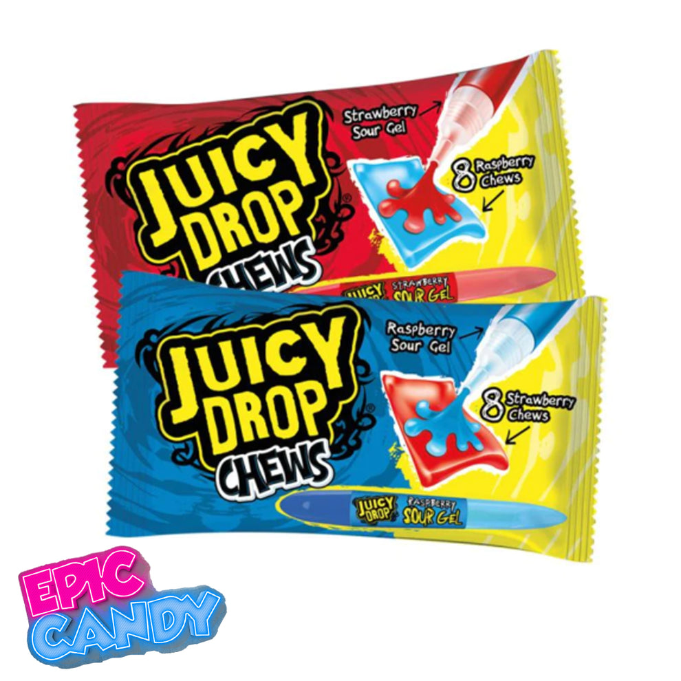Juicy Drop Chews – 67 g | Sour Candy with Sweet Gel Pen – Epiccandy